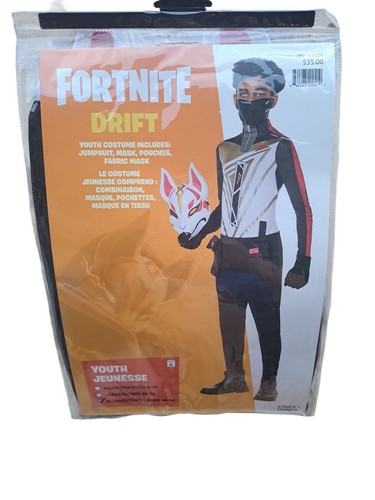 Fortnite Drift Youth Medium 8-10 Halloween Costume With Mask New ...