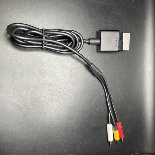 Official OEM Microsoft Xbox 360 AV Composite Audio/Video Cable RCA | eBay
