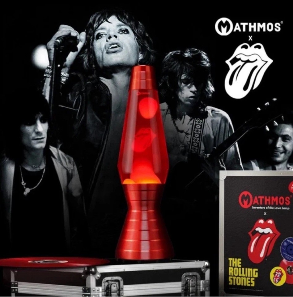 Mathmos x Rolling Stones Limited Edition Astro Lava Lamp Red /1000 ...