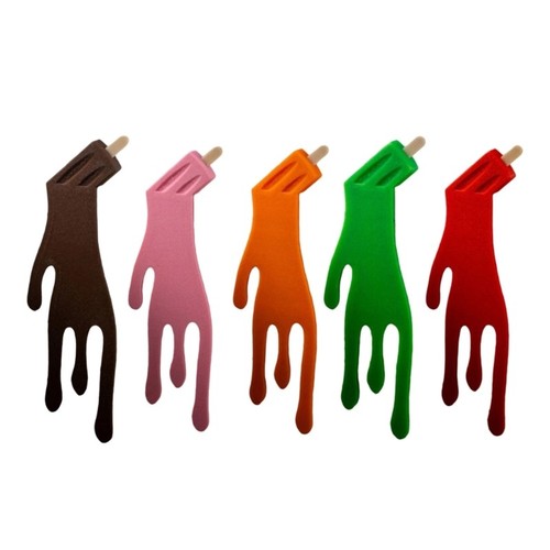 Charming Ice Cream Drip Bookmarks Silicone Craft Design Summer Gift ...