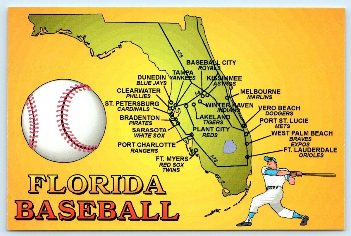 Mapa De Beisbol De Florida