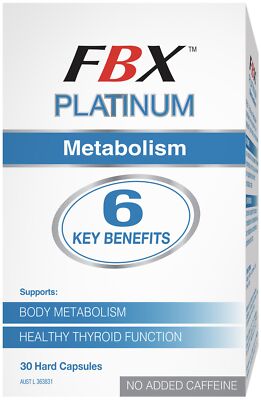 FBX Platinum Metabolism 30 Caps x 3 Pack | eBay