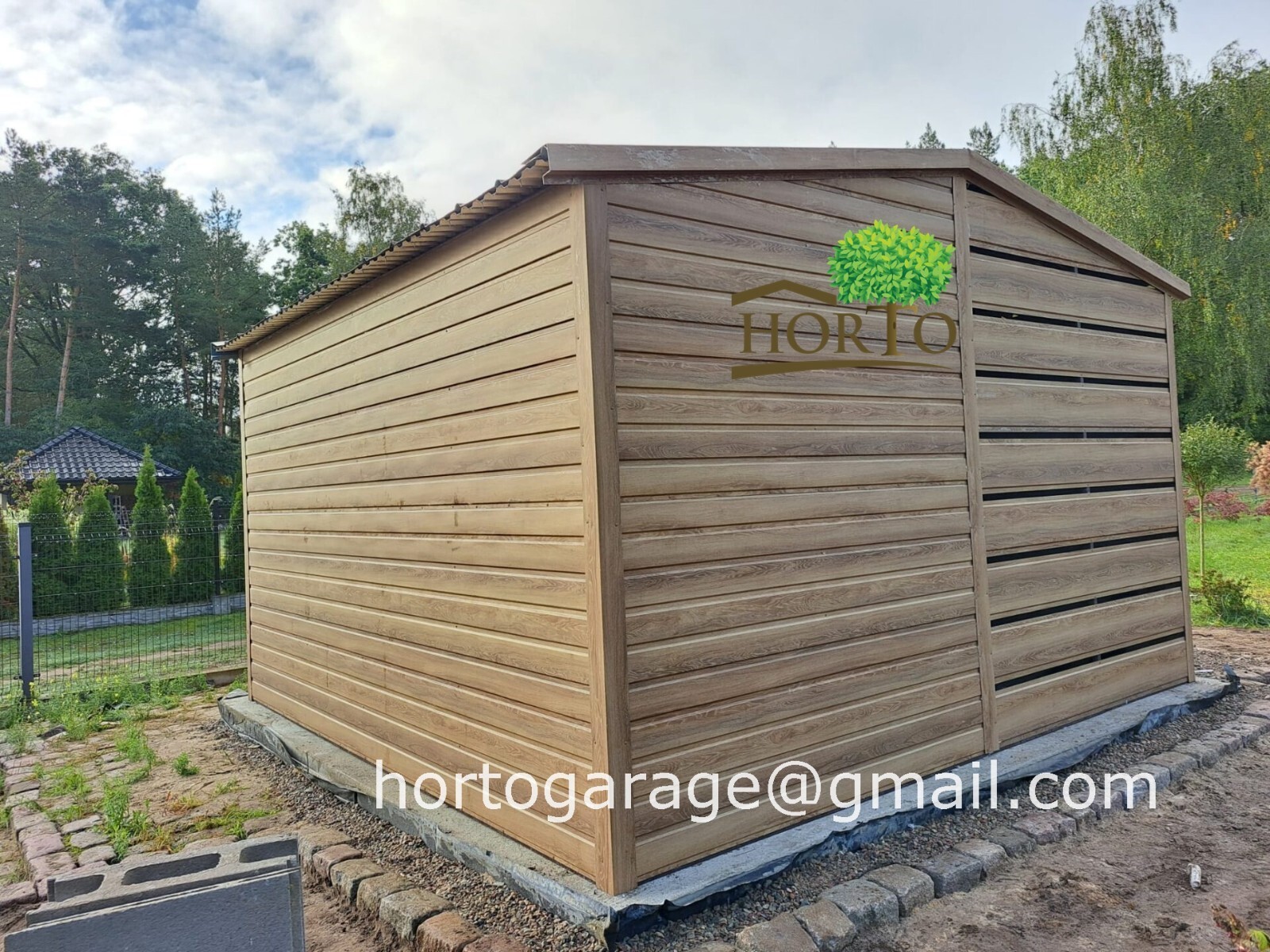 4x5 Blechgarage LAGERRAUM Metallgarage Laube GERÄTESCHUPPEN Garage ...