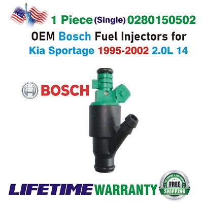 Genuine Bosch x1 Fuel Injector For 1995-2002 Kia Sportage 2.0L I4 ...
