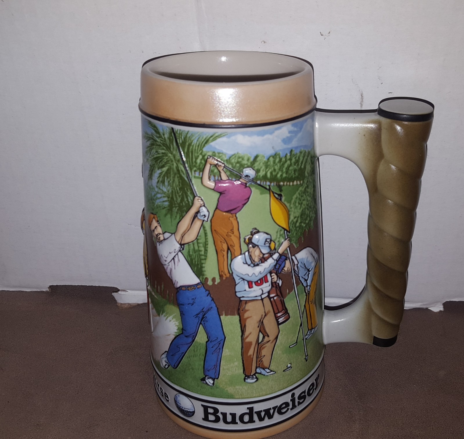 Budweiser Beer Stein - Golf Sports Series- "Par For the Course" 1992 | eBay