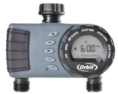 Orbit 24713 Digital Hose Sprinkler Irrigation Timer (2 Outlets ...