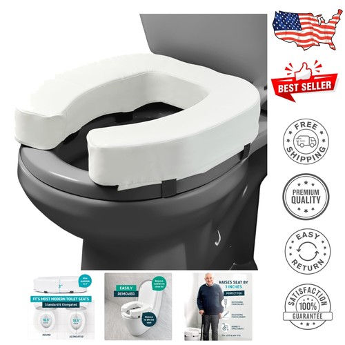 Universal High-Density Foam Toilet Riser for Elderly - Secure ...