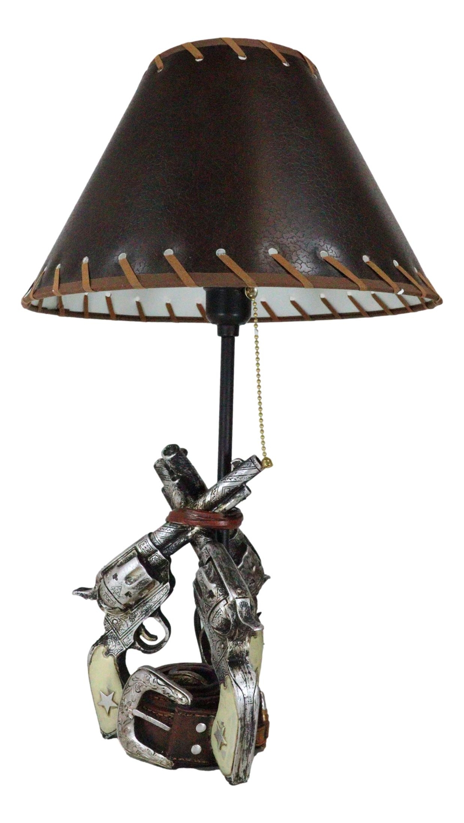 Rustic Western Triple Six Shooter Revolver Gun Pistols Cowboy Buckle ...