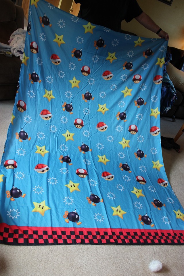 Nintendo Super Mario Bros Twin sheet set 1 fitted/2 flat sheets Toad ...