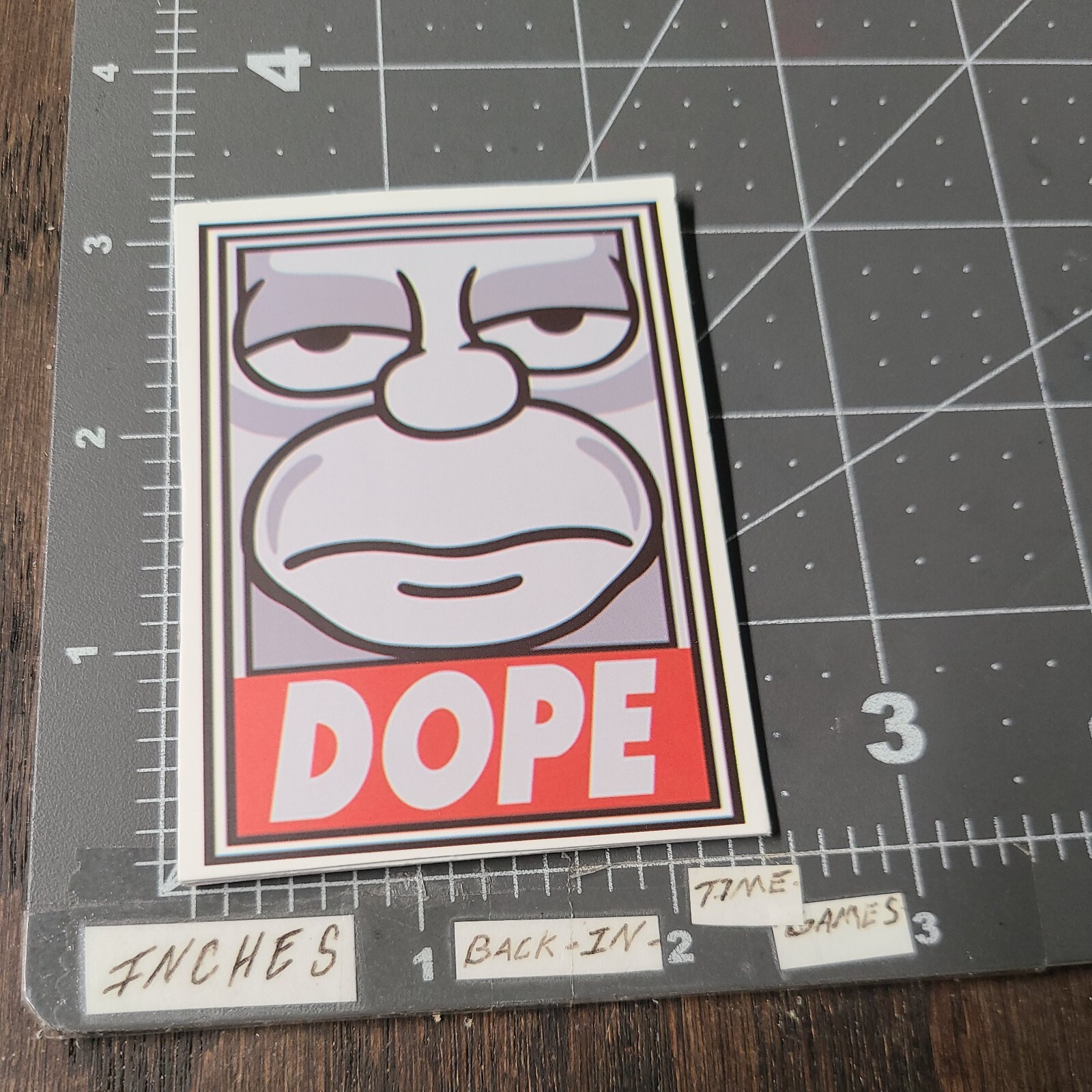 Homer Simpson Dope Adult Humor Sticker For Guitar Laptop Phone Mat90a ...