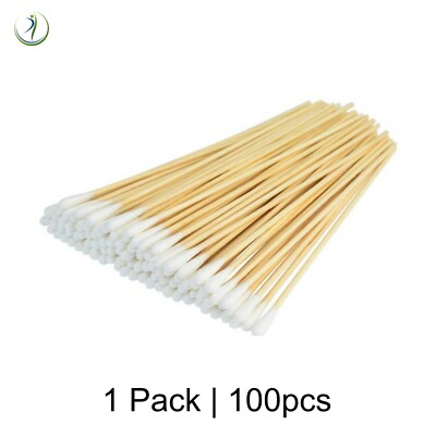 100-800 Cotton Swab Q-Tip Cleaning Applicator Tips 6" Long Autoclavable ...