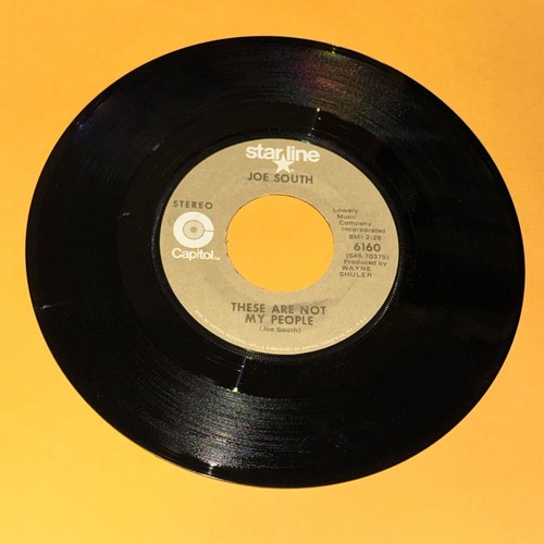 Joe South These Are Not My People Games People Play 45 rpm Record Vinyl ...
