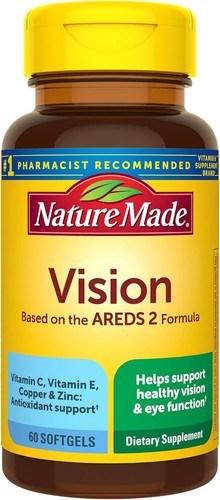 Nature Made Vision Based on the AREDS 2 Formula, Eye Vitamins with ...