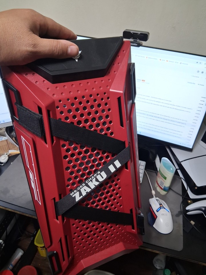 ASUS TUF Gaming GT301 ZAKU II Edition Mid Tower ATX Case Open never ...
