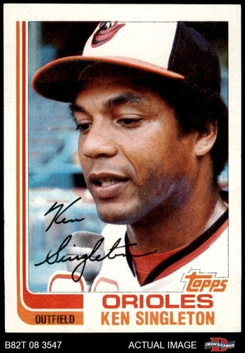 1982 Topps #290 Ken Singleton Orioles 7 - NM B82T 08 3547 | eBay
