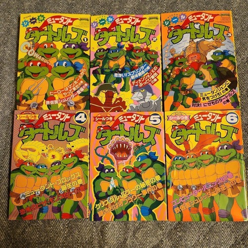 Used TMNT Teenage Mutant Ninja Turtles Vol.1-6 w/ Sticker Incomplete ...