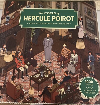 The World of Hercule Poirot, 1000 Piece Jigsaw Puzzle: A 1000-piece ...