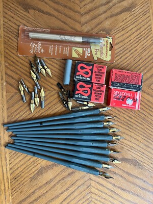 Hunt Speedball Pens and Calligraphy Art Drawing Supplies | eBay