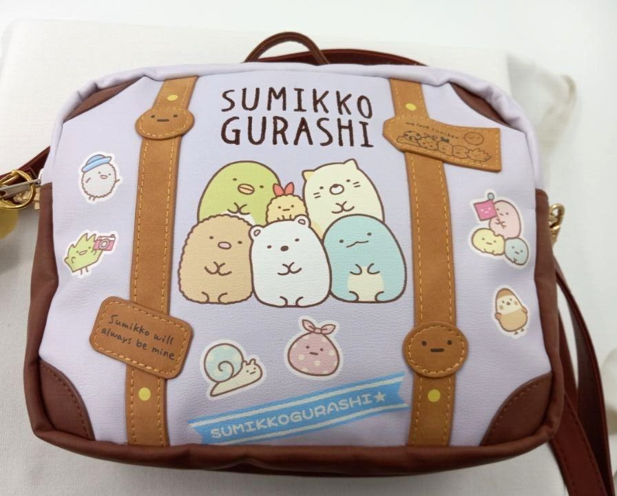 San-X - Sumikko Gurashi Shoulder Satchel Bag Outing Lavender - Japan | eBay