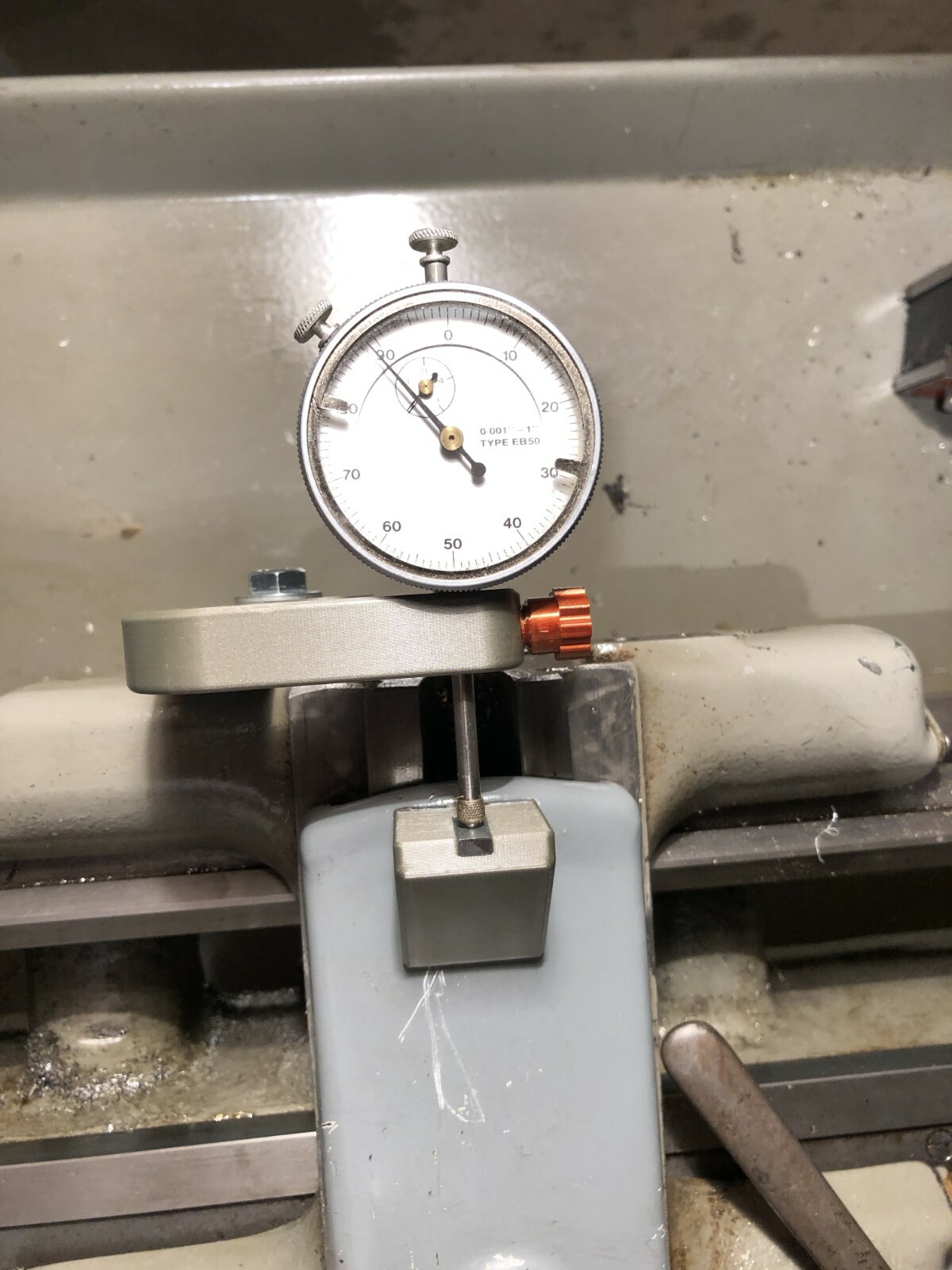 South Bend Lathe 9 or 10K, Cross Slide Dial Indicator Holder (3d ...