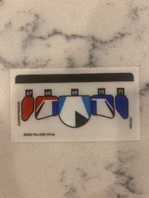 LEGO STICKER SHEET for 76922 (sheet 3) BMW M4 GT3 & BMW M Hybrid V8 ...