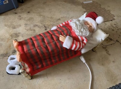 VINTAGE Snoring Santa Collectors Edition Animated Grandeur Noel Used ...