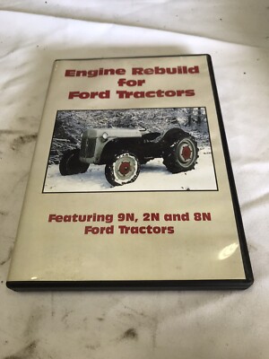 NEW FORD TRACTOR ENGINE REBUILD/REPAIR INSTRUCTIONAL DVD RED BELLY 8N ...