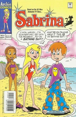 Sabrina (Vol. 2) #9 FN; Archie | Beach Bikini Cover Teenage Witch - we ...