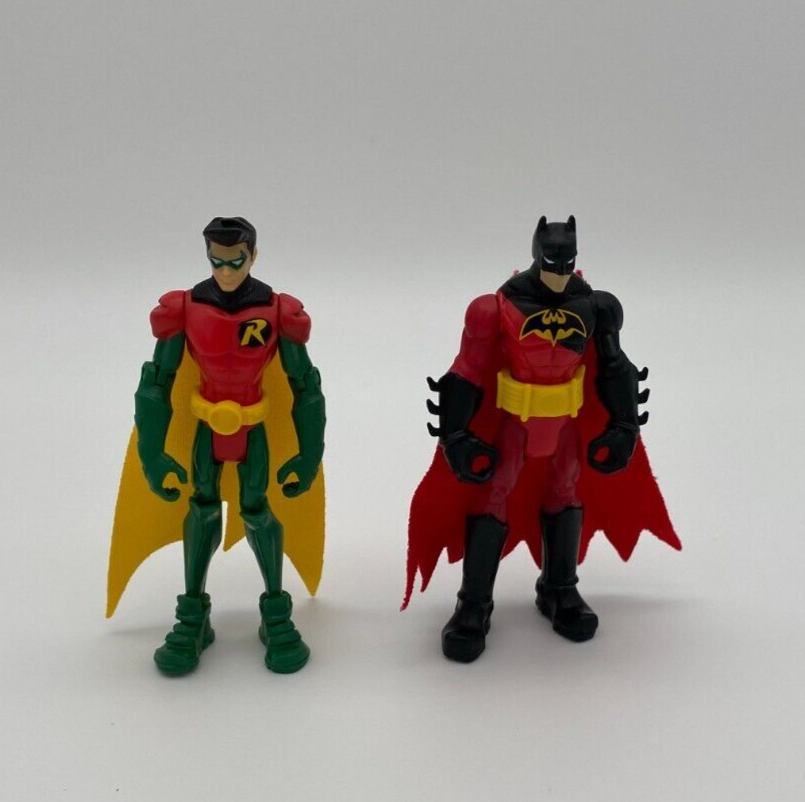 DC Comics Tech Glider Robin & Batman 4" Mattel 2013 Action Figures | eBay