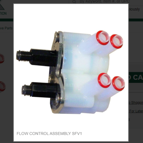 FLOW CONTROL ASSEMBLY SFV1 # 620408507 | eBay