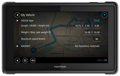 TomTom PRO 8270 7" GPS SATNAV Truck Fleet Management Terminal with 16GB ...