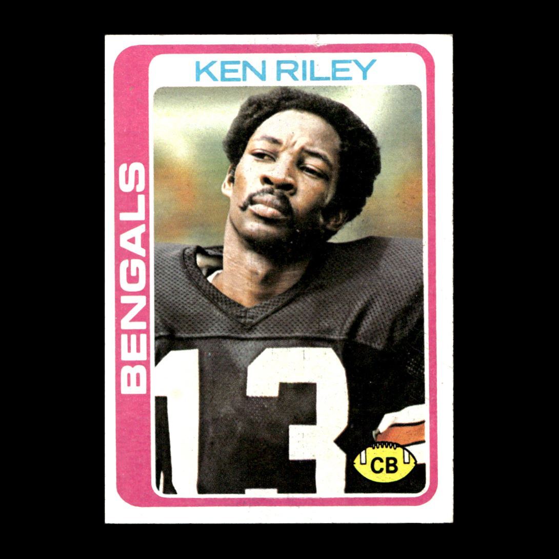 Ken Riley 1978 Topps Cincinnati Bengals #115 R308E 2 | eBay