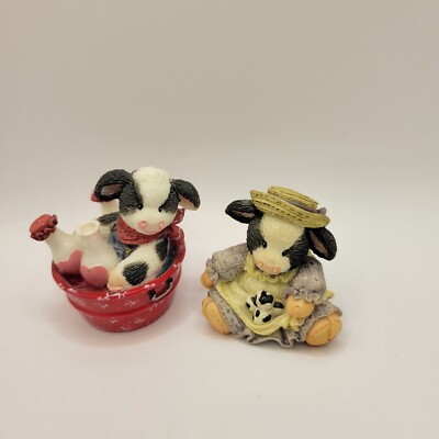 Mary's Moo Moos Set of 2 Figurines, 1994 | eBay