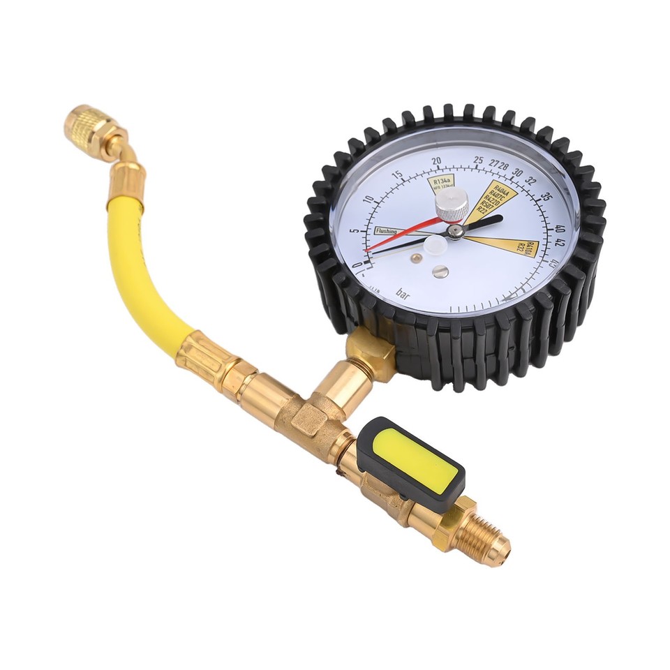 Nitrogen Pressure Test Gauge for AC Systems (For R134a R22 R407C R410A ...
