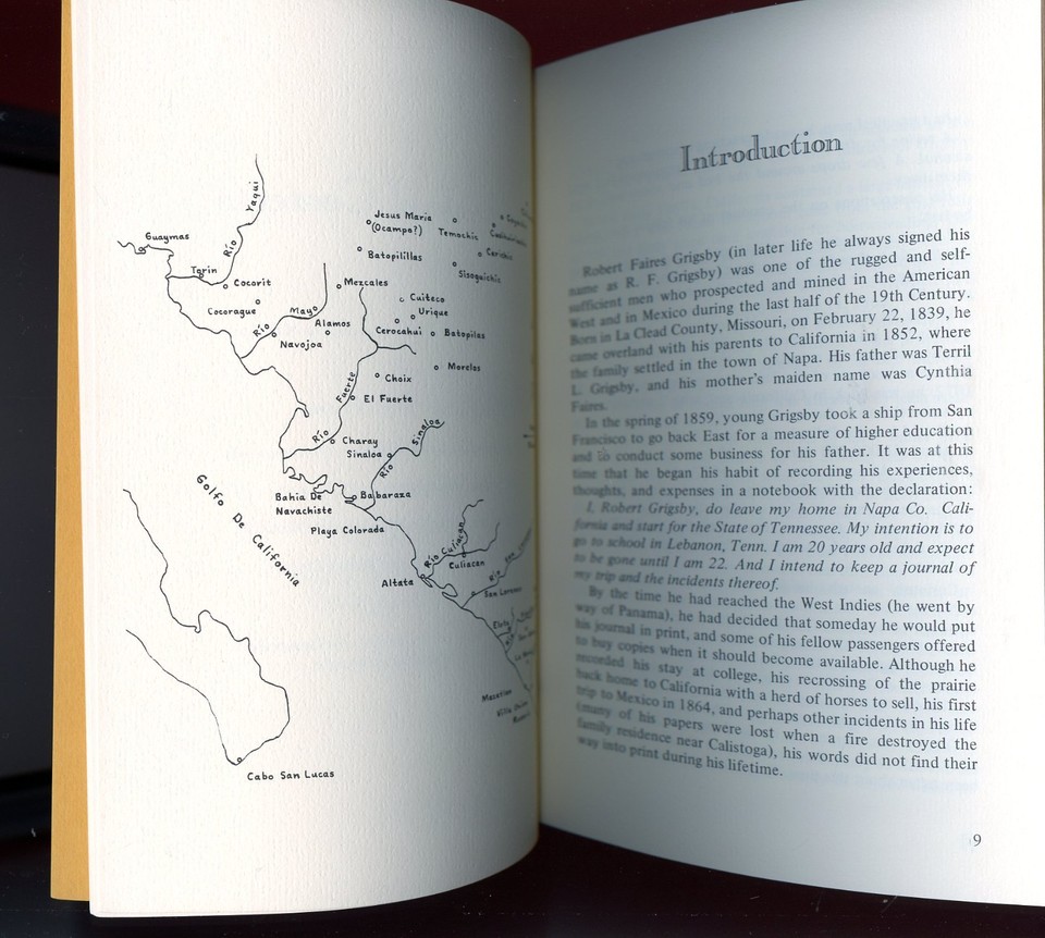 California History -R.F. Grigsby's Sierra Madre Journal, SC Booklet ...