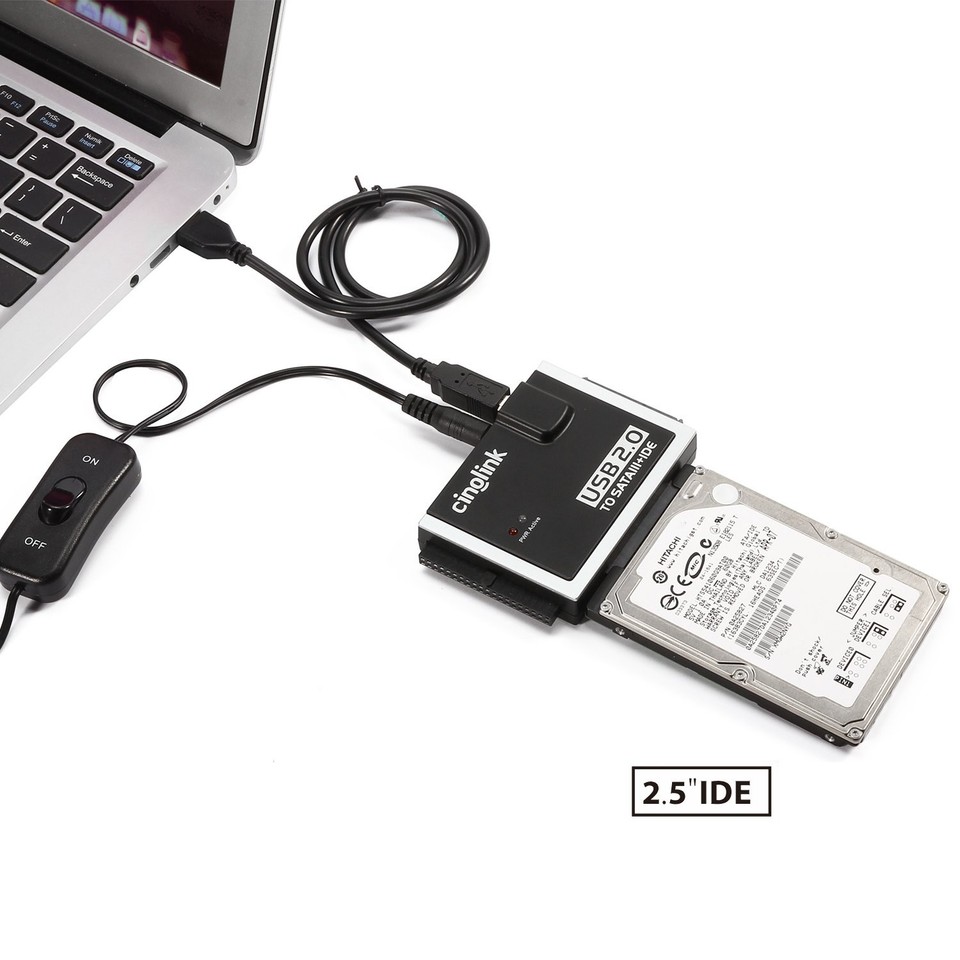 Cinolink Hard Drive Reader IDE SATA PATA USB 2.0 for Hard Drive Disk ...