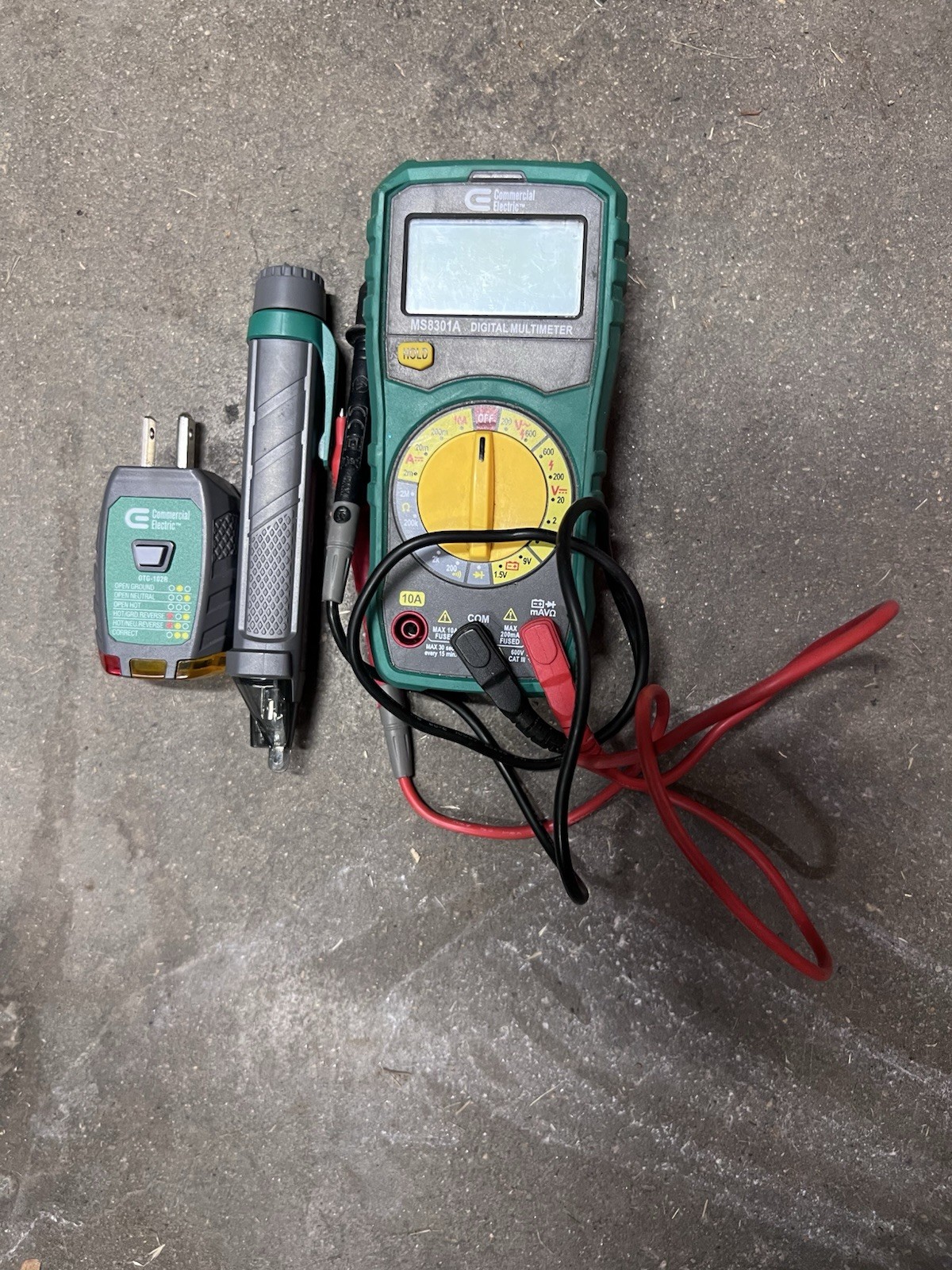 Greenlee Multimeter Kit with Voltage Tester and Outlet Analyzer | eBay