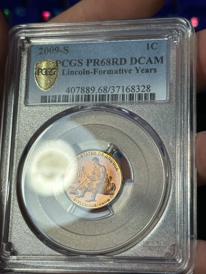 2009-S Proof Lincoln Cent PCGS PR68RD DCAM Formative Years Amazing ...