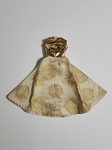 Vintage Barbie Doll Clone Premier Togs #885 Gold Sunburst Evening Gown ...
