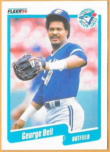 GEORGE BELL TORONTO BLUE JAYS #76 - FLEER NM-MT 1990 | eBay