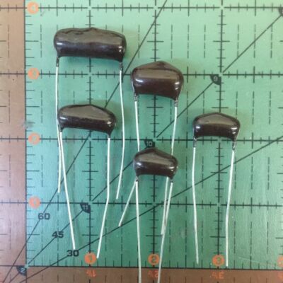 Cornell Dubilier Brown Drop Capacitor 1500pF 1600v DPMS16D15 .0015uF ...