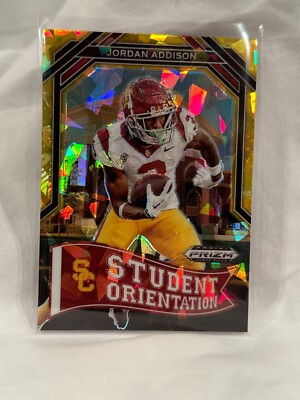 2023 Panini Draft Picks Jordan Addison Student Ordination Prizm | eBay