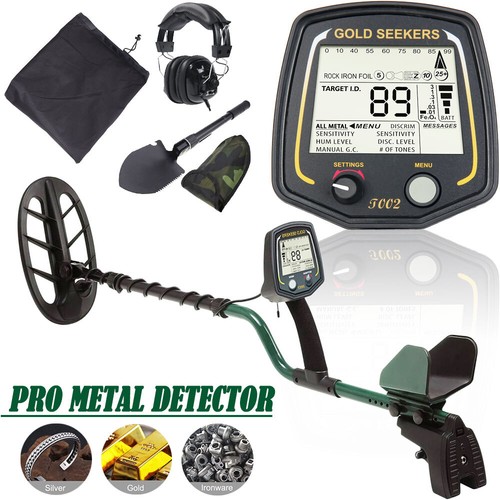 Metal Detector 11" Waterproof Coil Gold Digger Deep Ground Sense Hunter ...