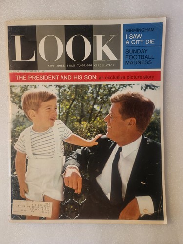 LOOK Magazine December 3 1963 JFK and His Son Pictures Vintage Ads ...