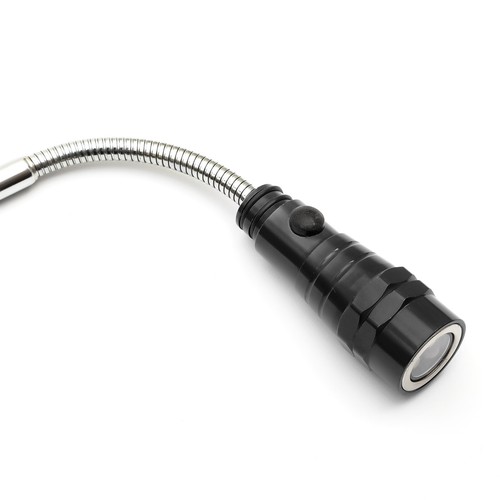 Pocket Metal LED Flexi Light Torch 17cm - 56cm 360 Magnetic Head Base ...