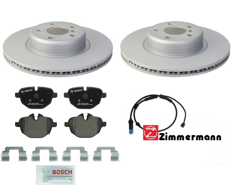 Zimmermann BMW X3 X4 G01 Front & Rear Brake Kit Rotors Pads 34116860907 ...