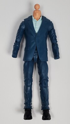 MARVEL LEGENDS BLUE SUIT BODY ONLY OPEN COLLAR MALE CUSTOM KITBASH ...