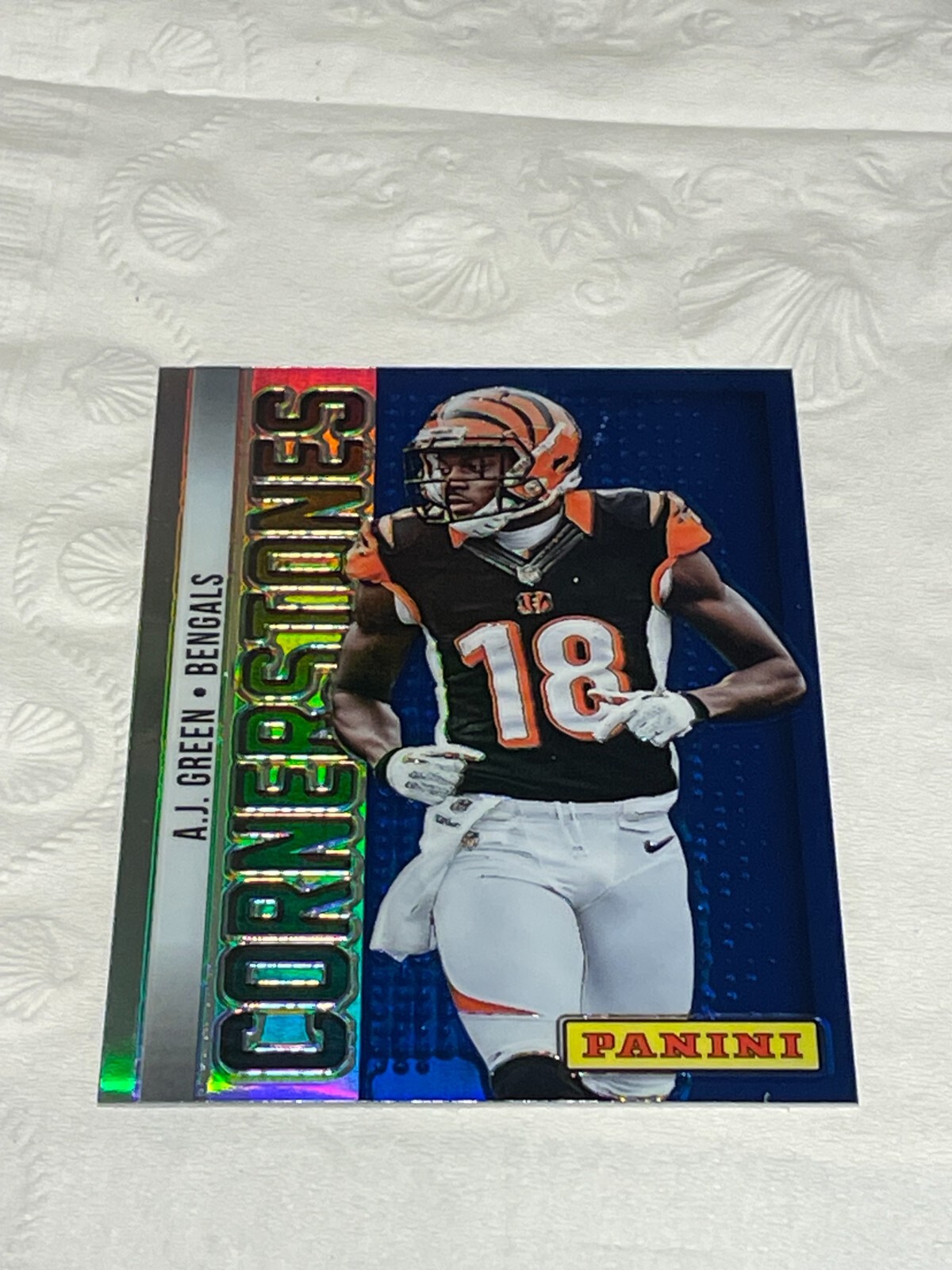 2013 Panini Monster Box Prizm Cornerstones Blue Prizms AJ Green #7 | eBay