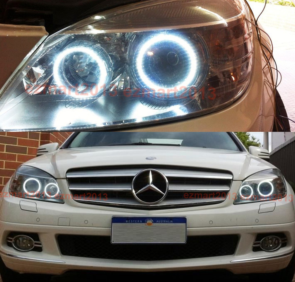 Spec-D Projector Headlights Mercedes C250 C300 C350 (08-11), 40% OFF