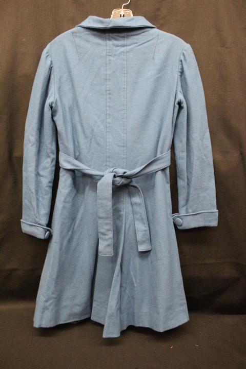 Vintage VOUGE COUTURIER DESIGN Blue A-Line Style Jacket Womens Size S/M ...